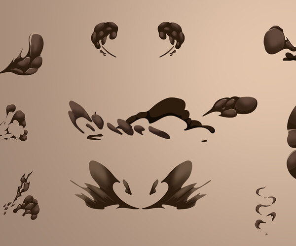 ArtStation - UE5: The 2DFX animations Dust & Lightning | Game Assets