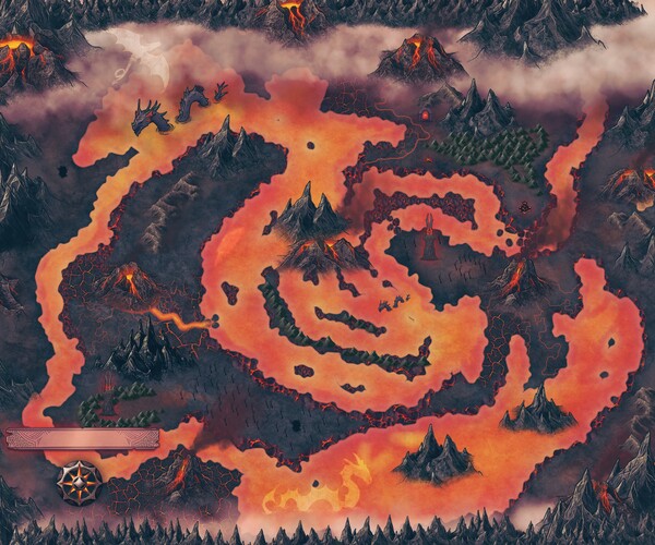 ArtStation - Infernal Map RPG | Game Assets