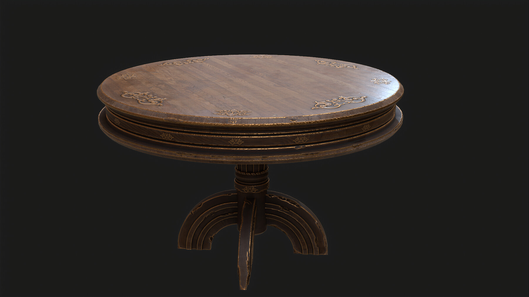ArtStation - Victorian Round Table | Game Assets