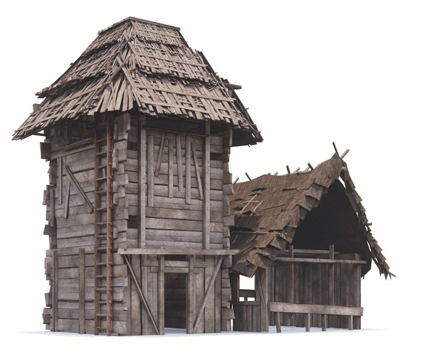 ArtStation - Wooden Storage Conctruction | Game Assets