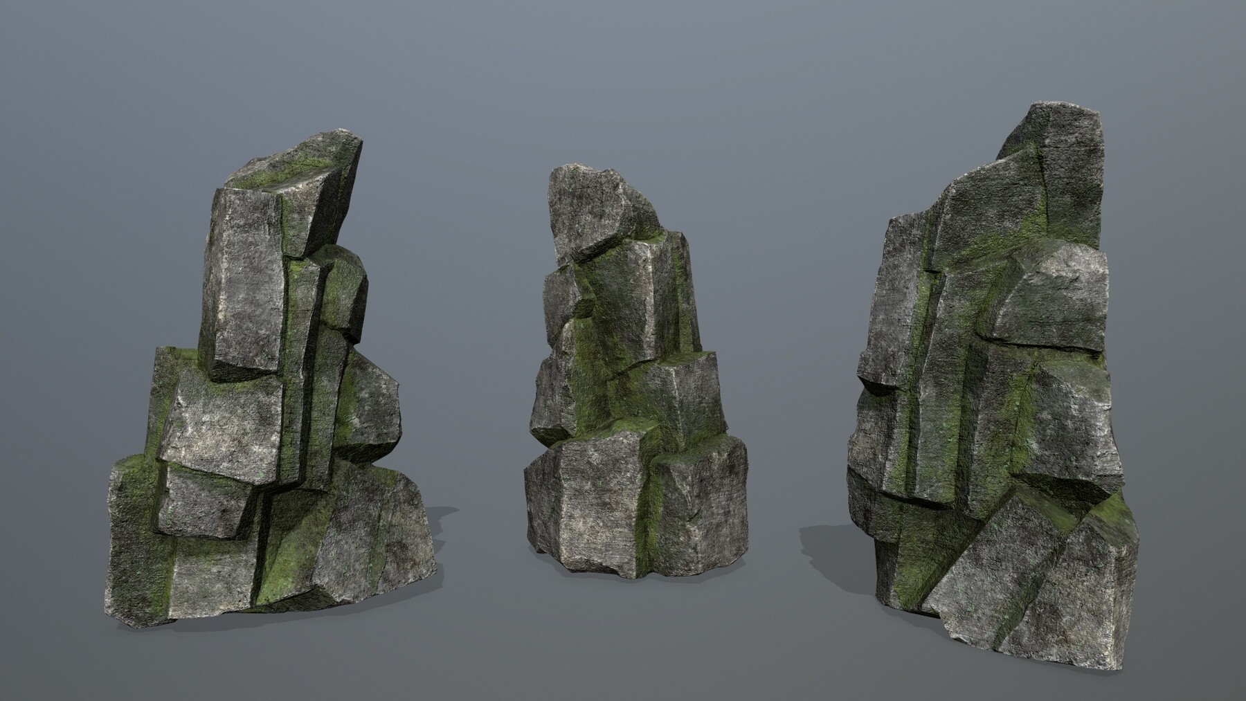 ArtStation - forest rocks | Game Assets