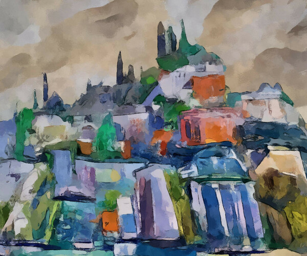 ArtStation - View of the city | Artworks