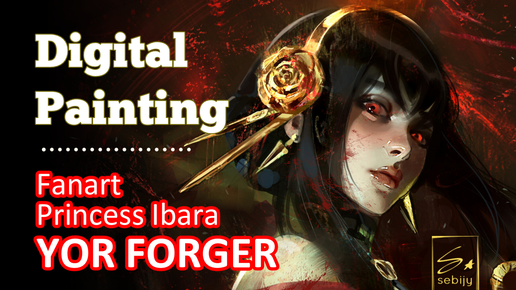 Sebijy ༚ - Digital painting - Fanart - Yor Forger