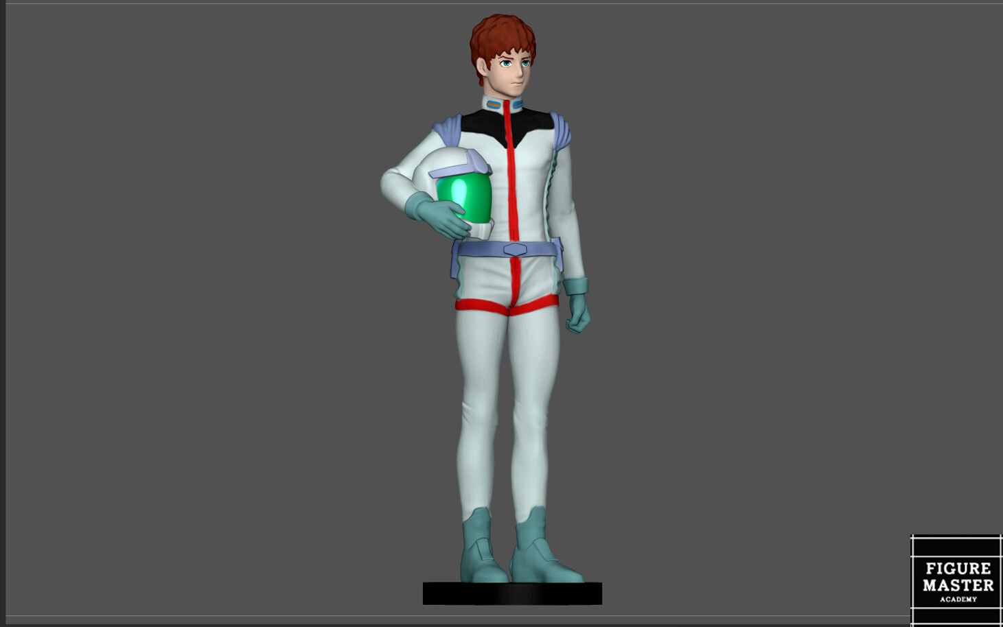 ArtStation - AMURO RAY GUNDAM PILOT GUNPLA ANIME 3D PRINT | Resources