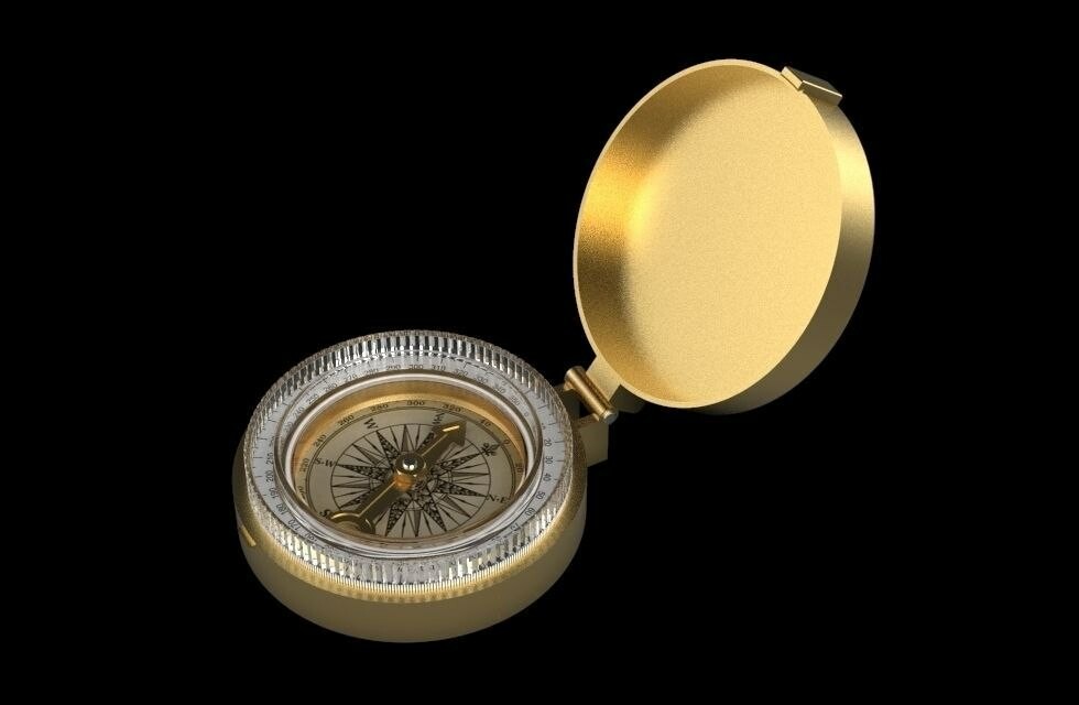 ArtStation - Gold Compass | Resources