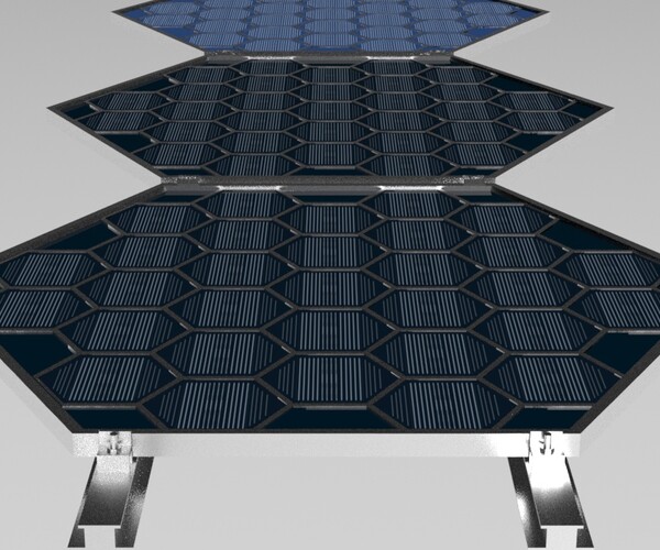 ArtStation - Solar Panel Hexagonal | Resources