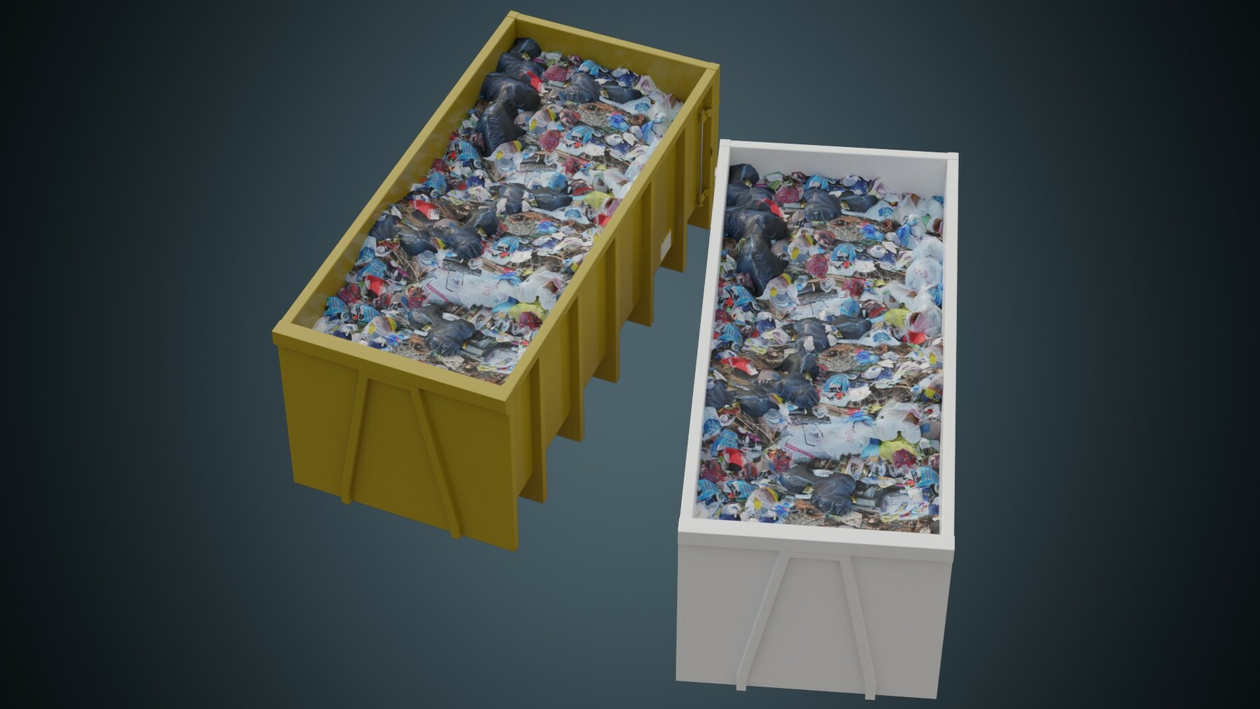 ArtStation - Garbage Container 3A | Game Assets