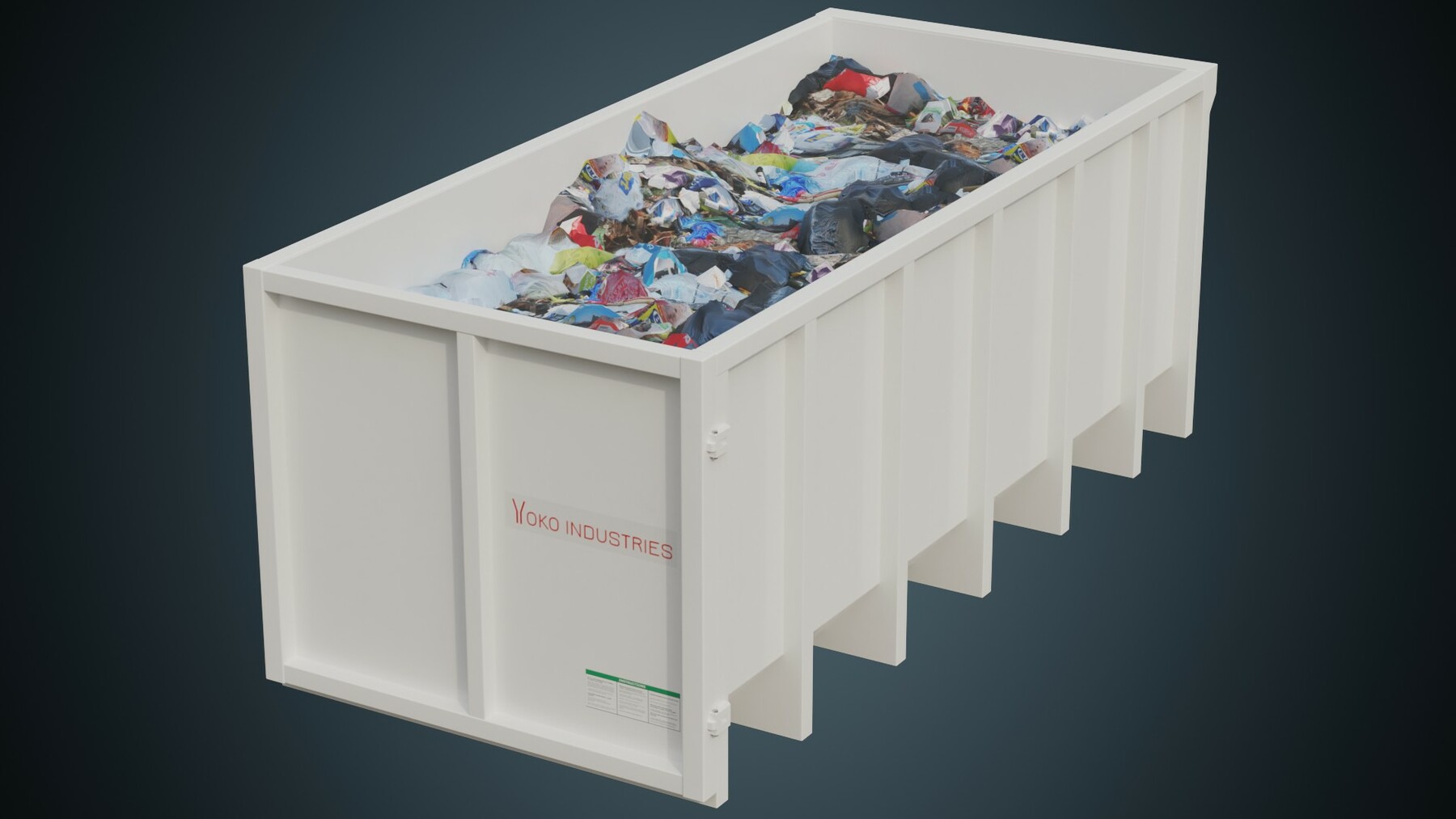 ArtStation - Garbage Container 3A | Game Assets