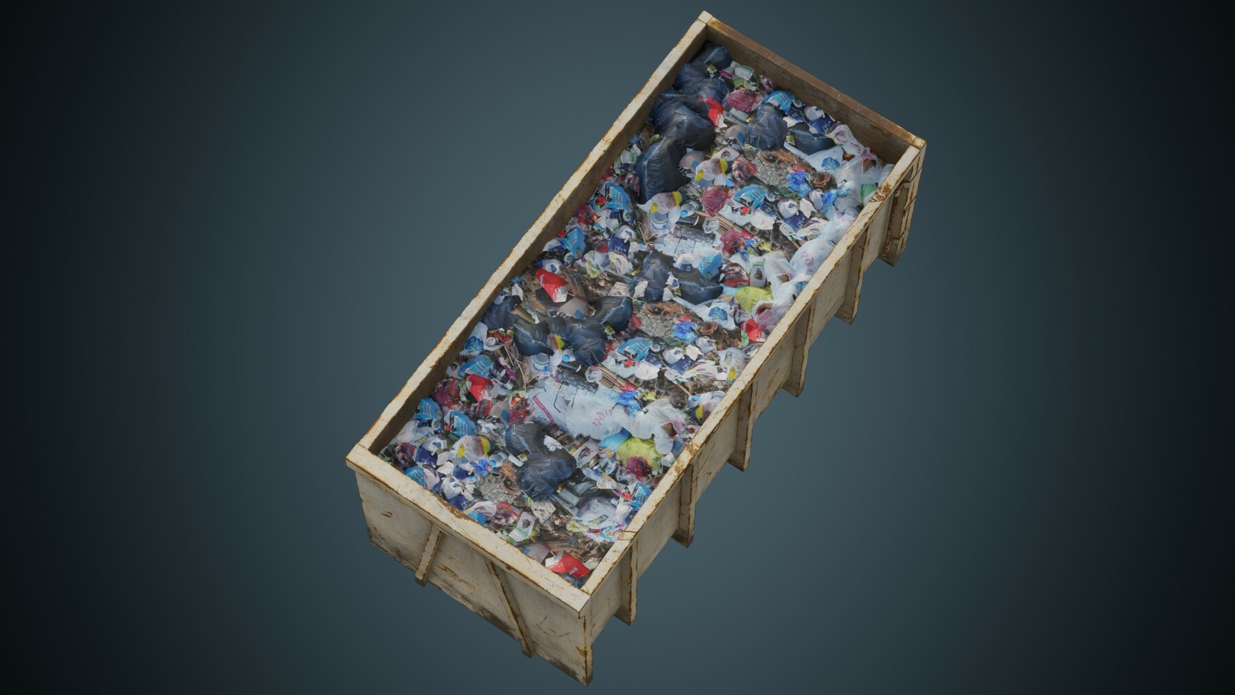 ArtStation - Garbage Container 3B | Game Assets