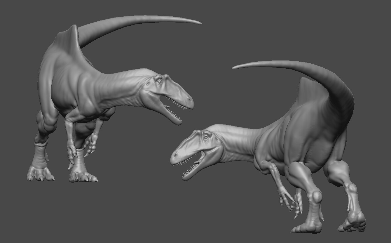 ArtStation - Dinosaur Pose 03 | Resources