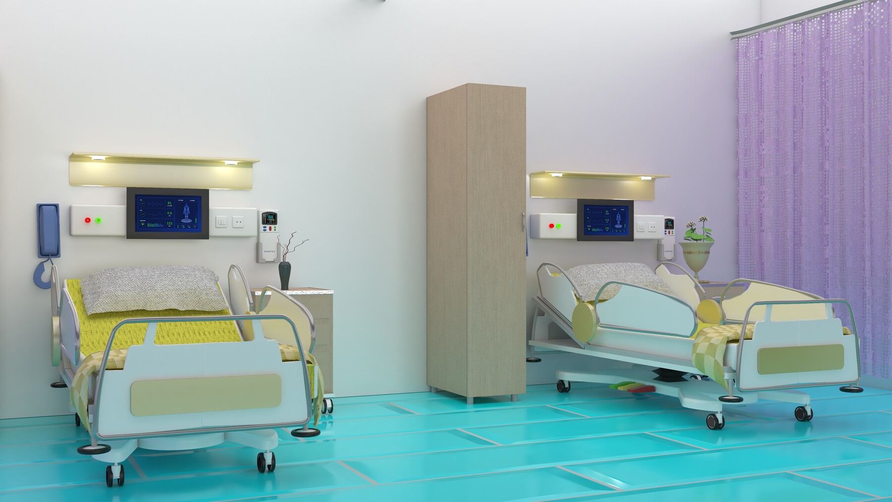 ArtStation - Hospital Ward 4 | Resources