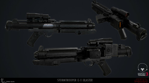ArtStation - E_11_Blaster | Game Assets