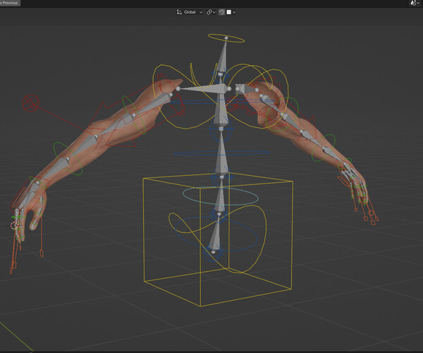 ArtStation - Two Arms Rigged Low-poly | Game Assets