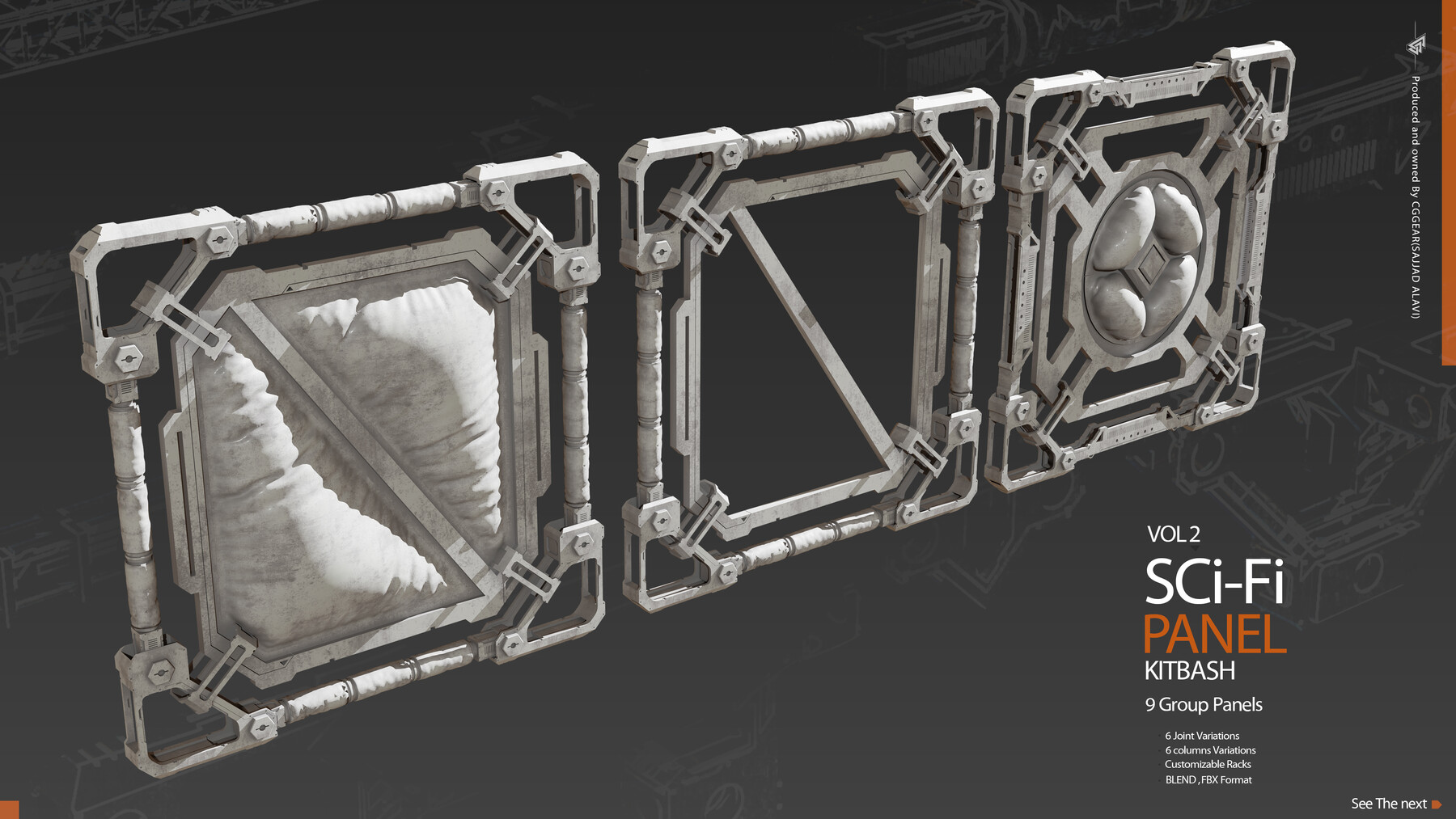 ArtStation - Sci-Fi Architecture panel Vol 02 | Resources