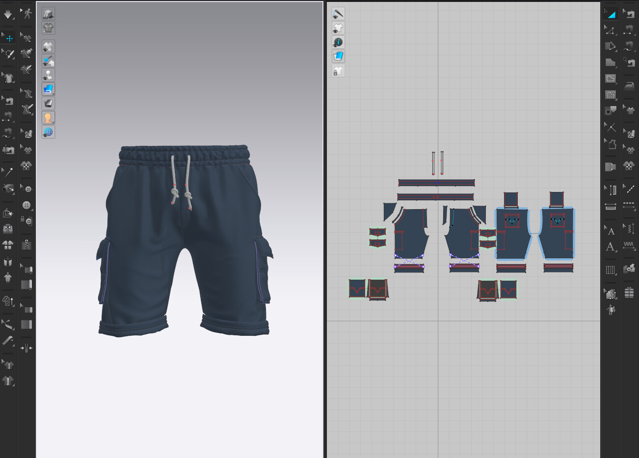 ArtStation - Men's Shorts Lowpoly With PBR Textures , Highpoly , ZPRJ ...