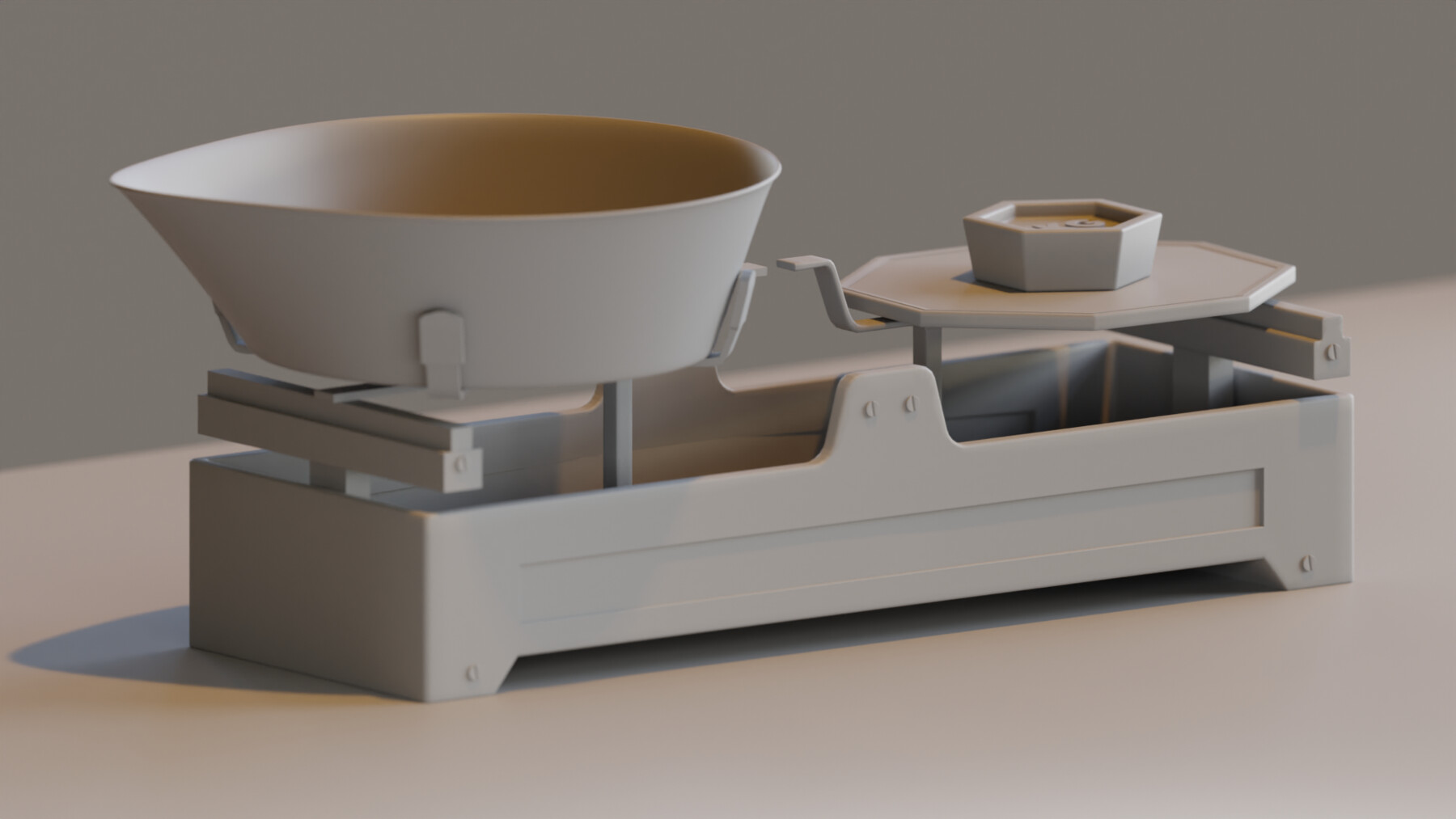 ArtStation - Traditional Old Balancing Weighing Scale Machine 3d Model ...