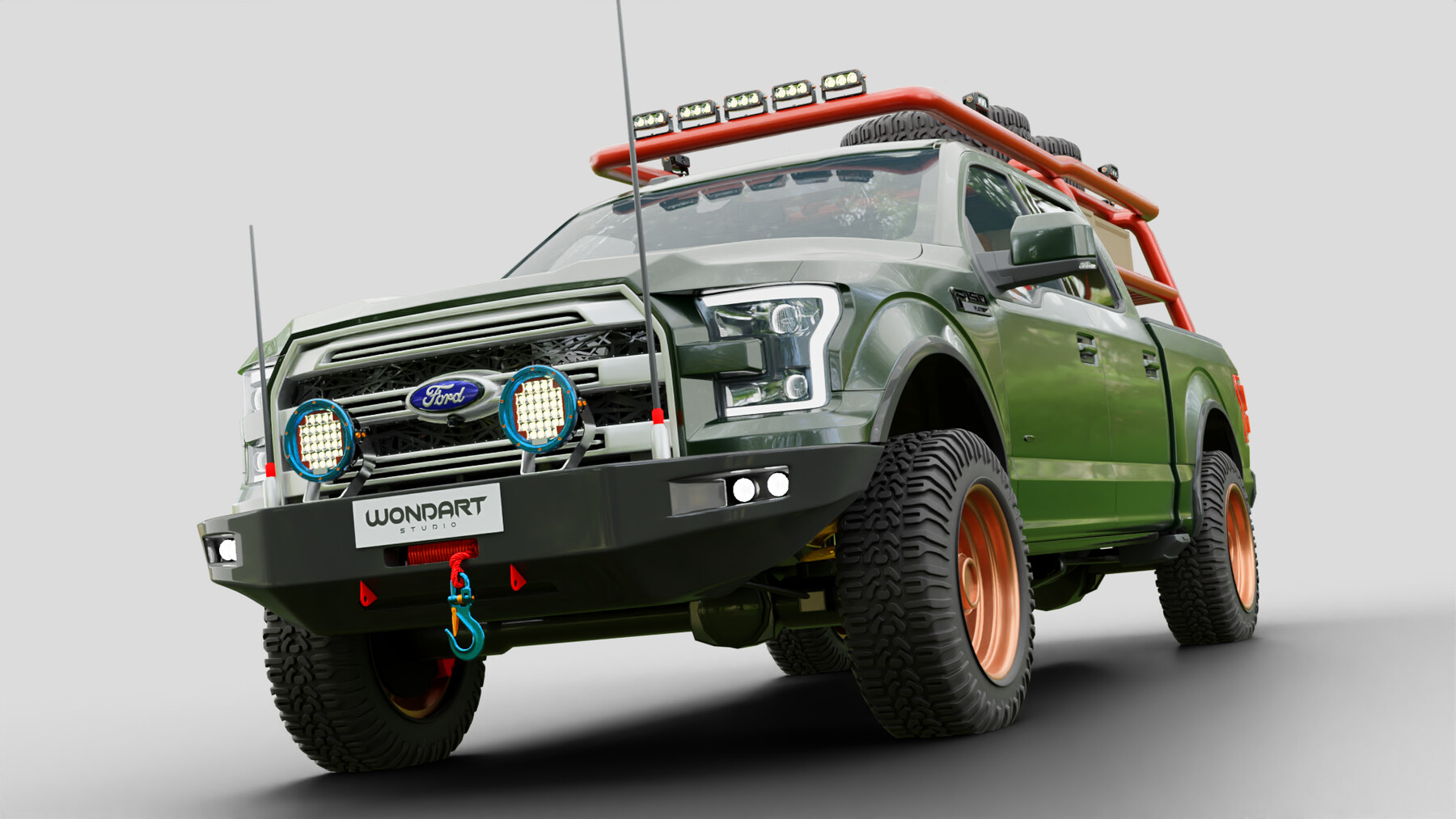 ArtStation - Ford F-150 off-road recovery vehicle | Game Assets