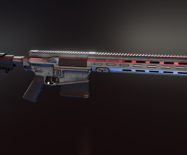 ArtStation - CROM CR-7 500 Blackout | Game Assets