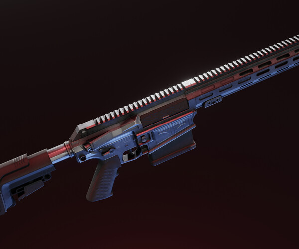 ArtStation - CROM CR-7 500 Blackout | Game Assets