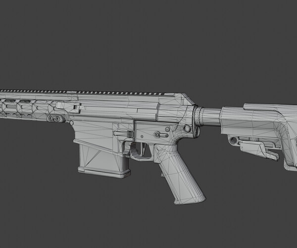 ArtStation - CROM CR-7 500 Blackout | Game Assets