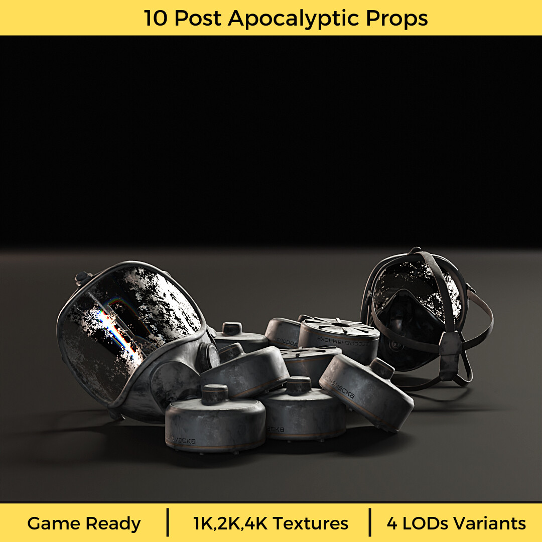 ArtStation - 10 Post Apocalyptic Props | Resources