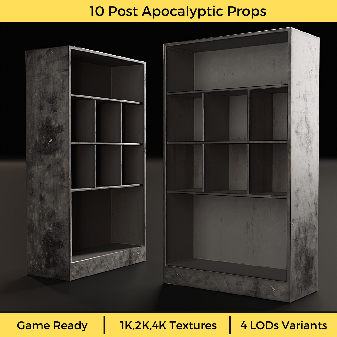 ArtStation - 10 Post Apocalyptic Props | Resources
