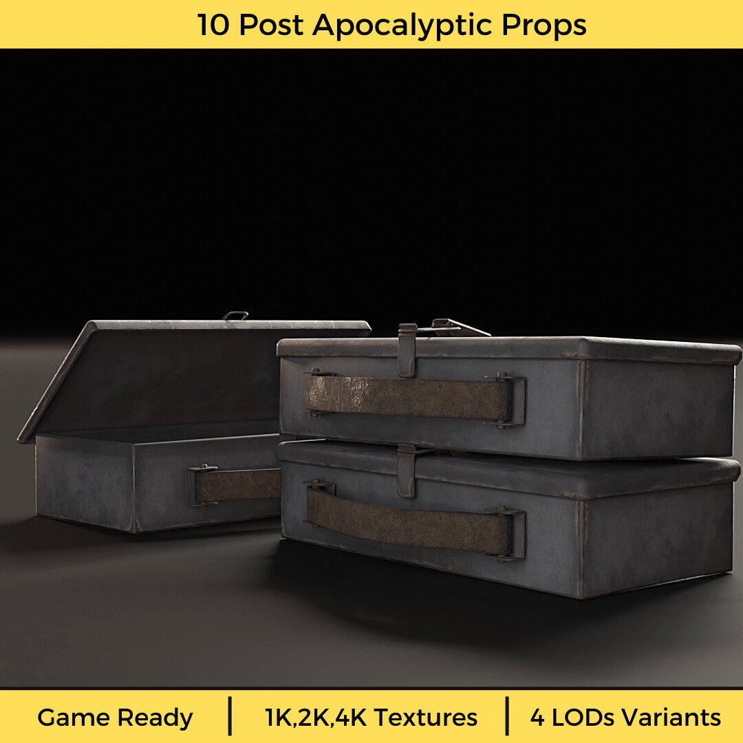 ArtStation - 10 Post Apocalyptic Props | Resources