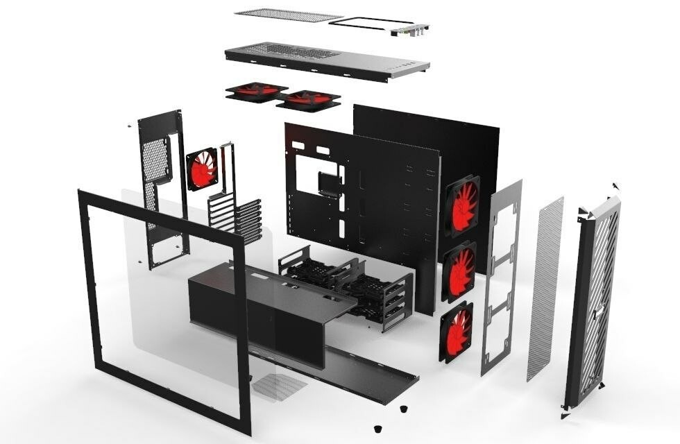 ArtStation - Plus Sheet Metal Gaming Case | Resources