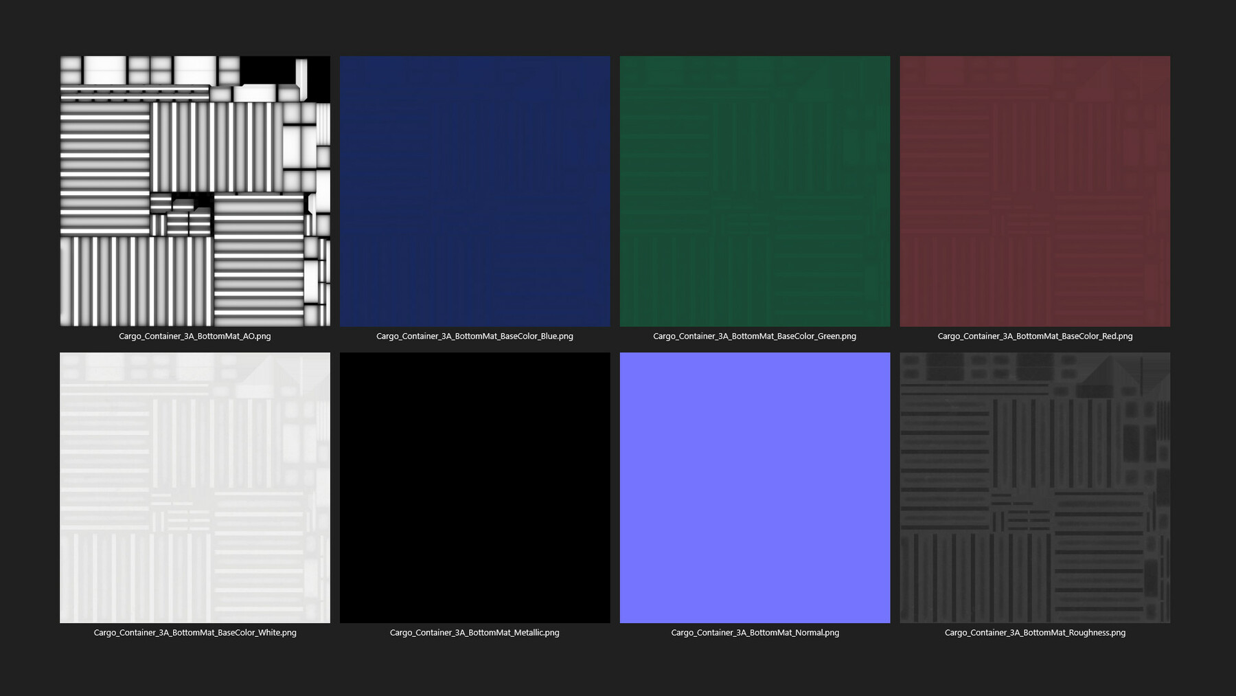 ArtStation - Cargo Container 3A | Game Assets