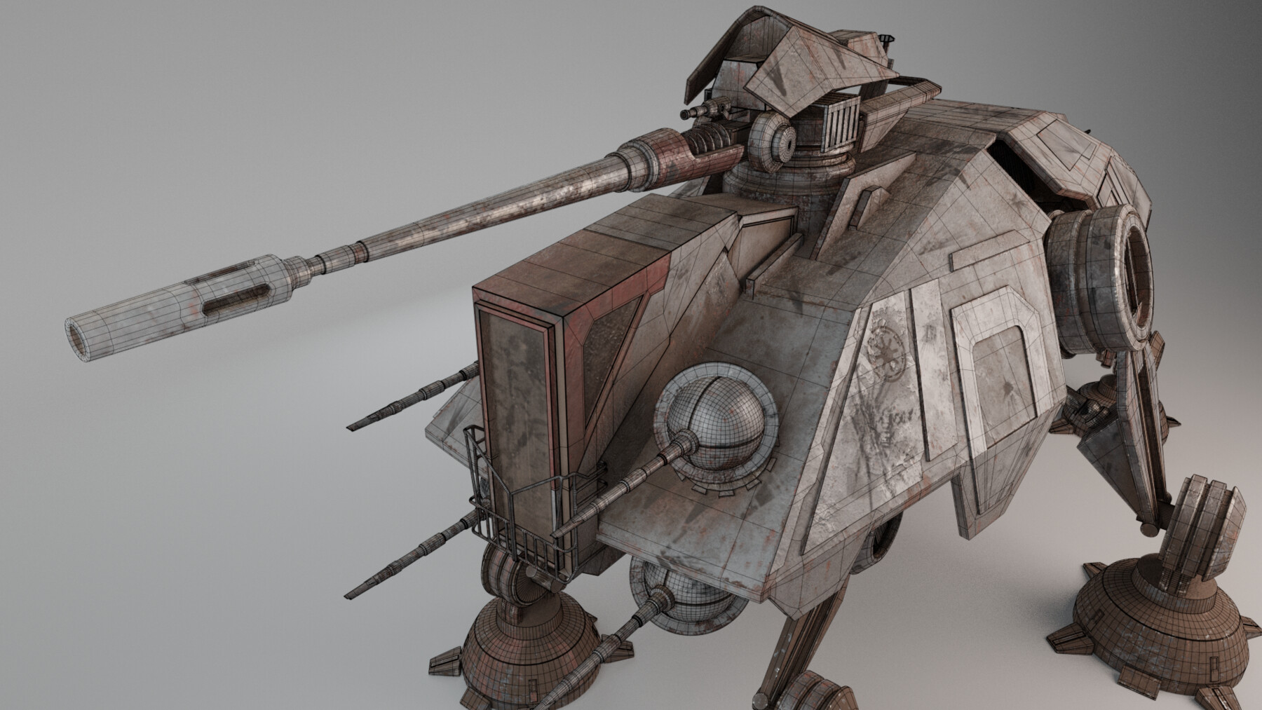 ArtStation - AT-TE Walker | Game Assets