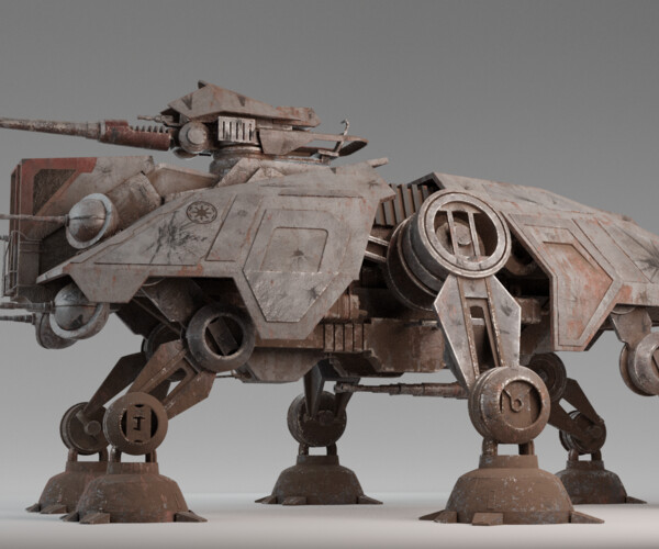 ArtStation - AT-TE Walker | Game Assets