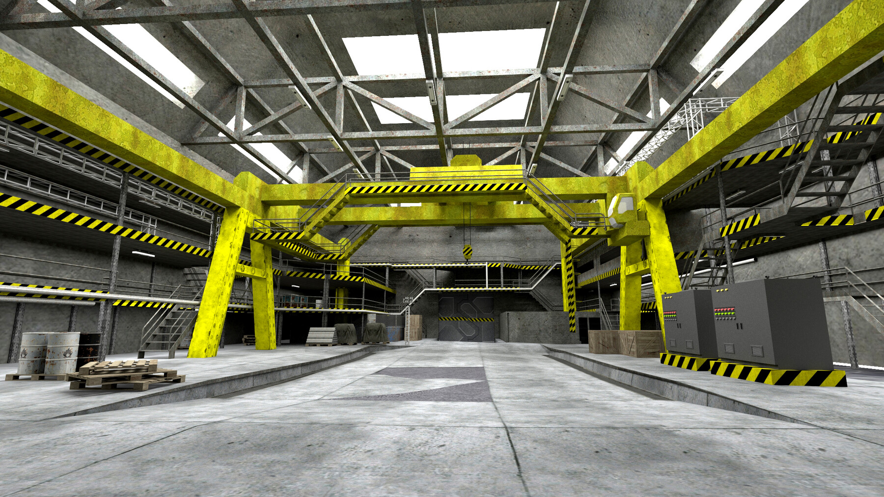 ArtStation - Interior Factory- Vol 02- High detail 3d models | Resources