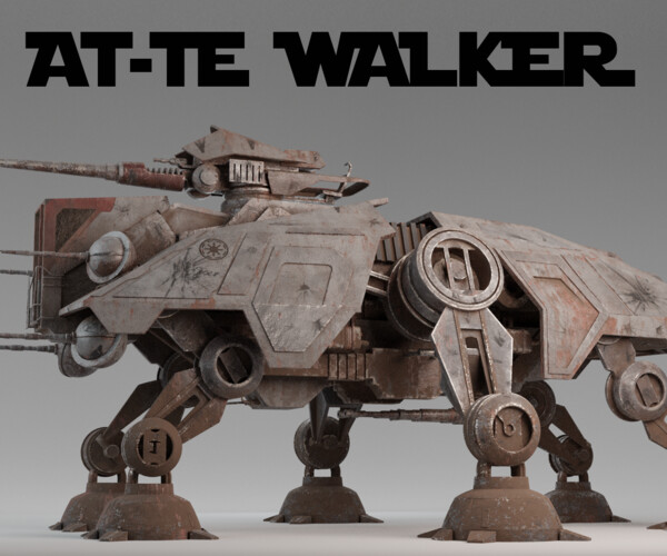 ArtStation - AT-TE Walker | Game Assets