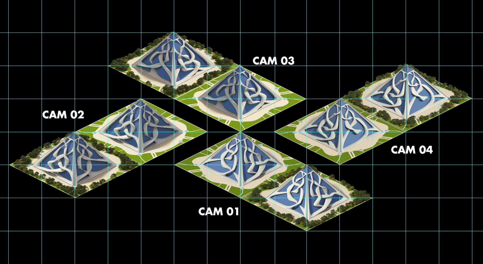 ArtStation - Architecture (Tile#0009, 2x2) – Dimetric Projection ...