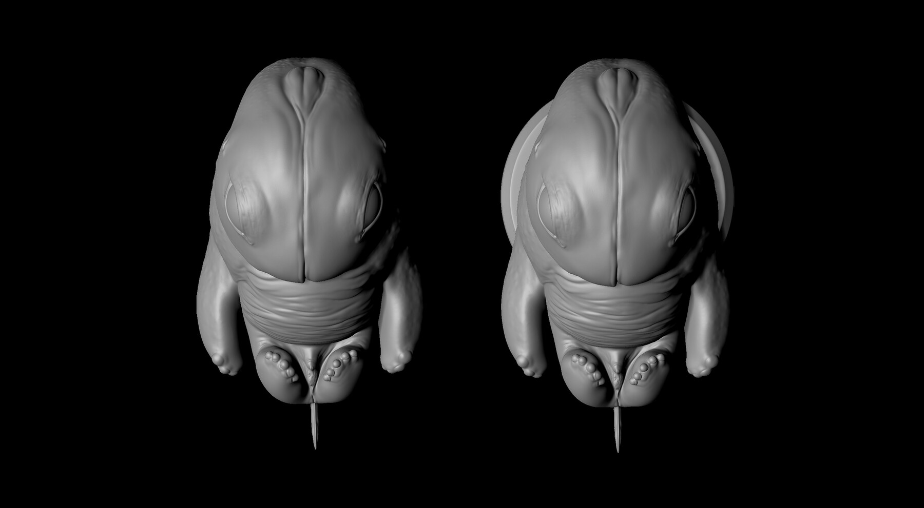 ArtStation - 3D PRINTABLE HP LOVECRAFT DEEP ONE EMBRYO | Resources