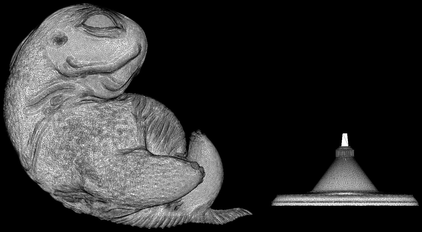 ArtStation - 3D PRINTABLE HP LOVECRAFT DEEP ONE EMBRYO | Resources