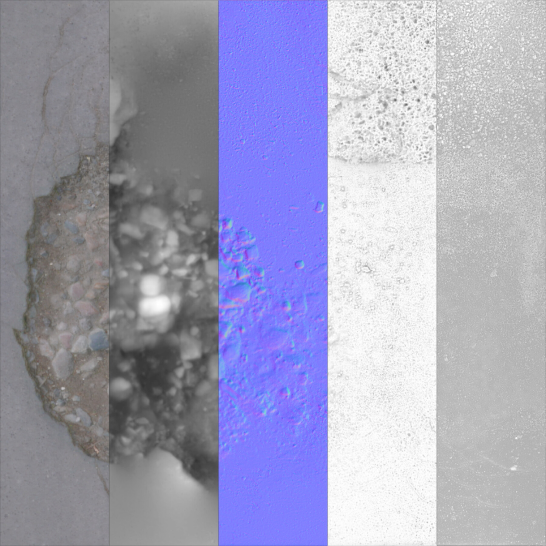 ArtStation - Potholes - 20 Photoscanned Texture Sets - Vol. 1 | Game Assets