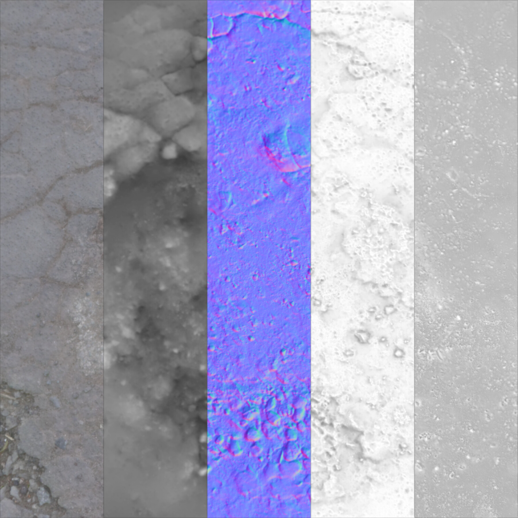 ArtStation - Potholes - 20 Photoscanned Texture Sets - Vol. 1 | Game Assets