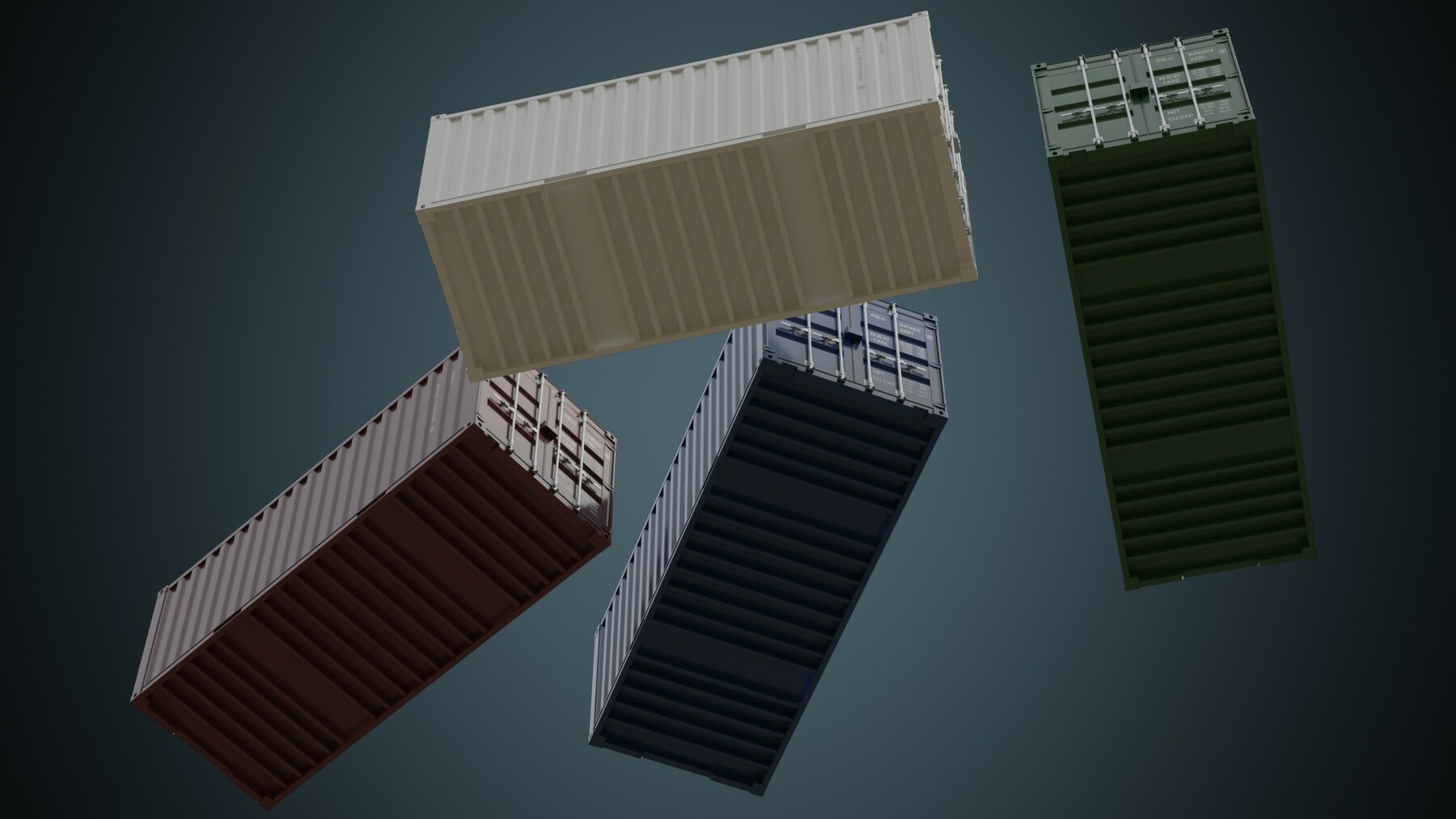 ArtStation - Cargo Container 4A | Game Assets