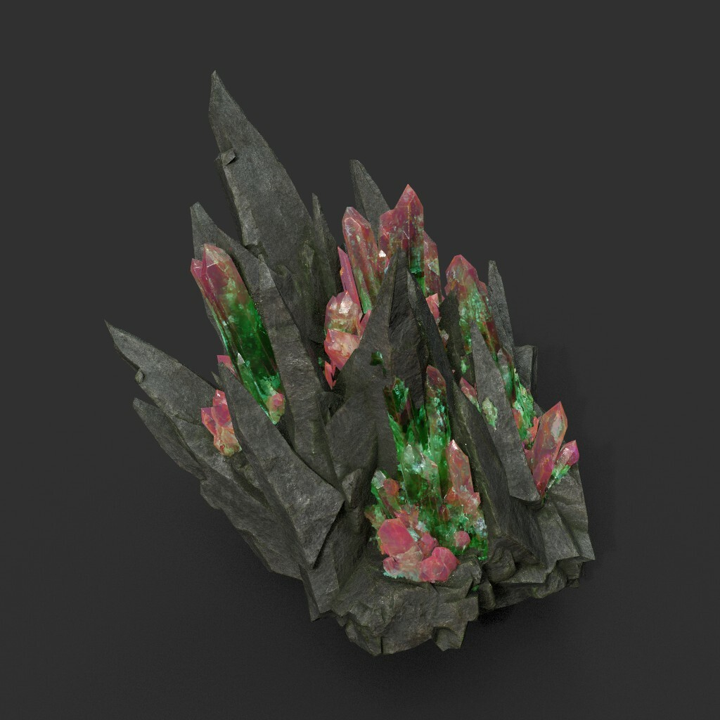 ArtStation - Spiky Mine Rock Mineral 220630 - Ultra HD 16K Textures ...