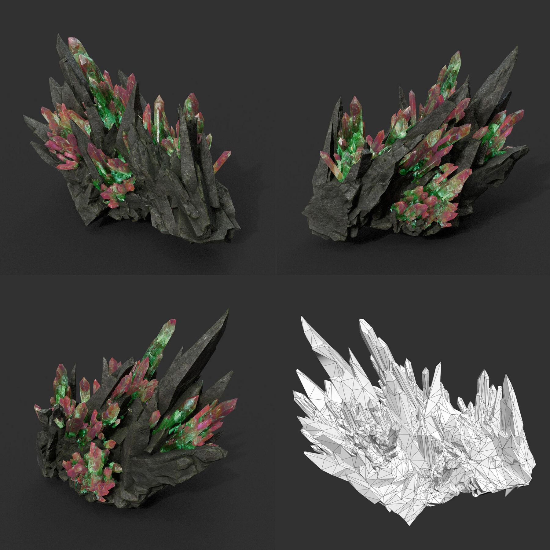 ArtStation - Spiky Mine Rock Mineral 220630 - Ultra HD 16K Textures ...