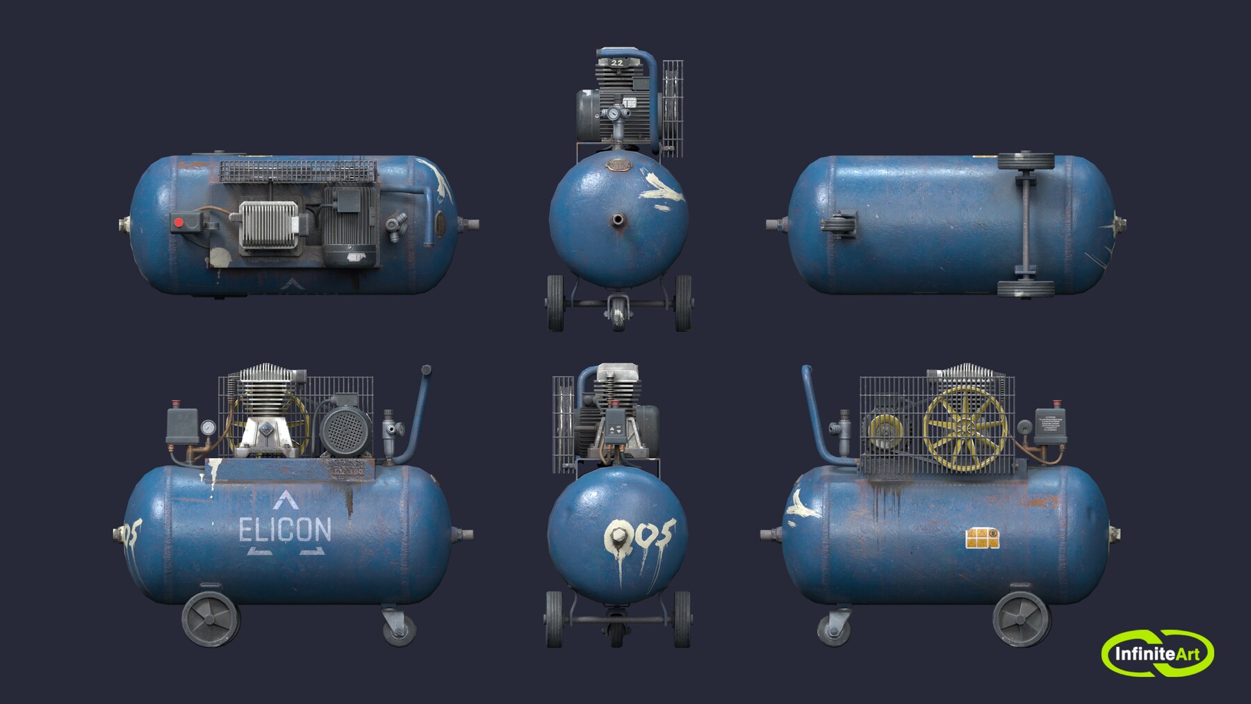 ArtStation - Compressor | Game Assets