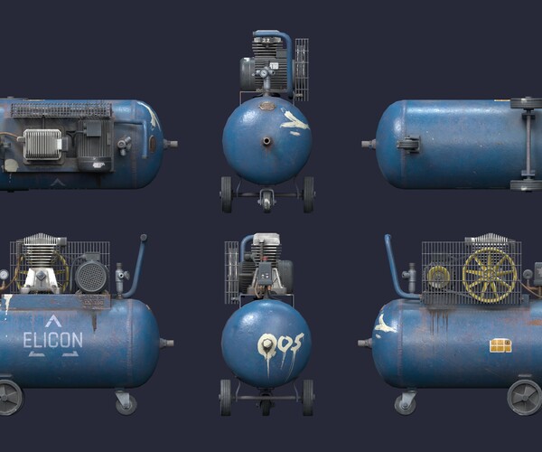 ArtStation - Compressor | Game Assets