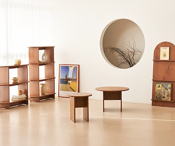 ArtStation - Ronde 3 Tier Round Shelf Decorative | Resources