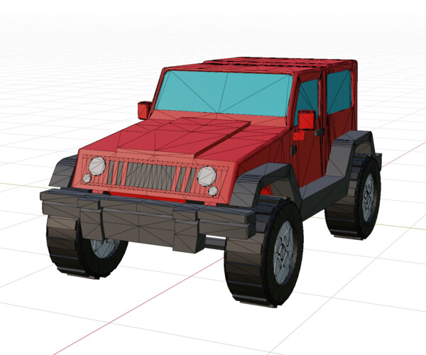 ArtStation - Jeep Car | Game Assets