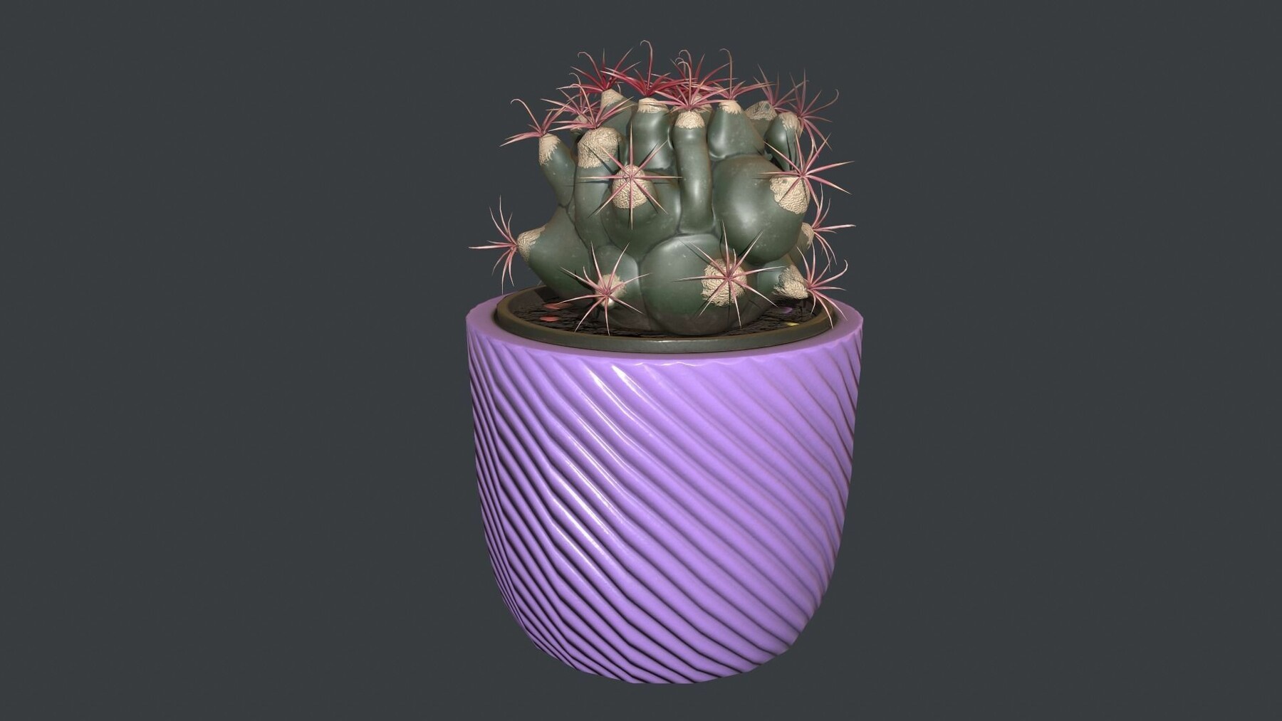 ArtStation - Ferocactus emori/Cactus | Game Assets