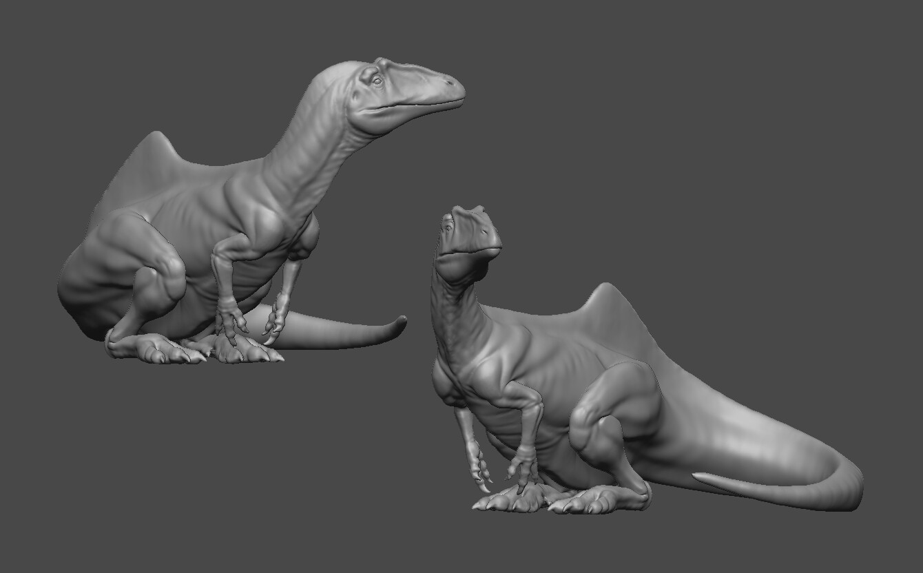 ArtStation - Dinosaur Pose 05 | Resources