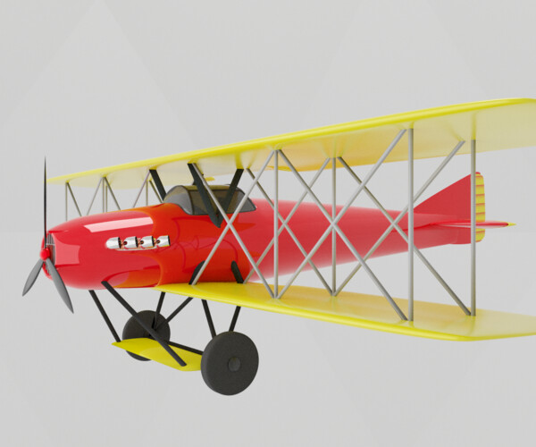 ArtStation - Propeller Plane 3D | Game Assets