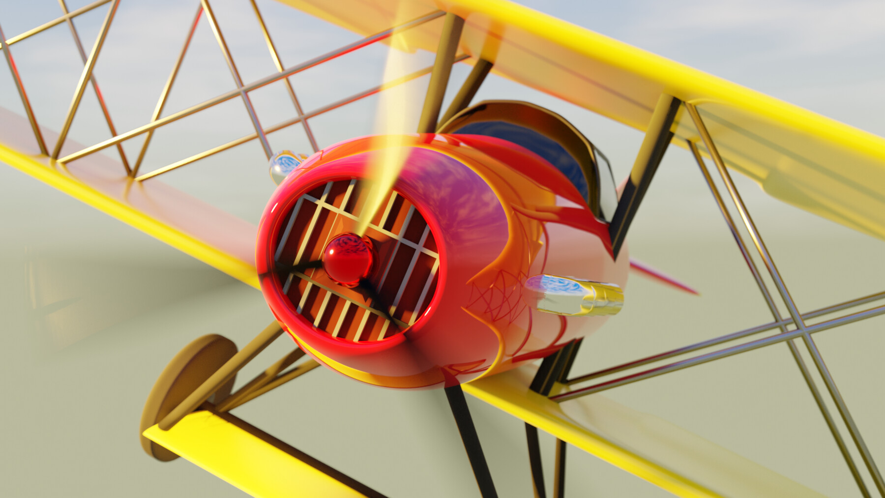 ArtStation - Propeller Plane 3D | Game Assets