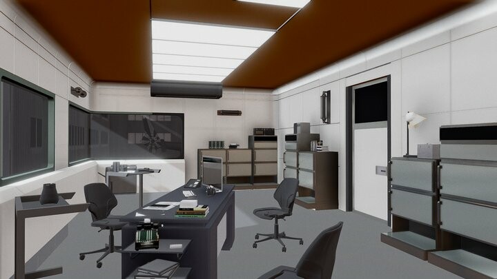 ArtStation - Secret Service Office Interior | Resources